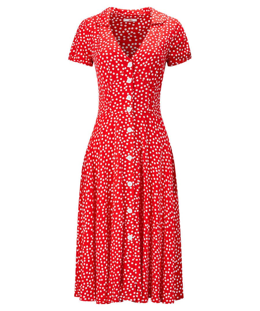 Flattering Button Through Dress Womens Dresses Joe Browns